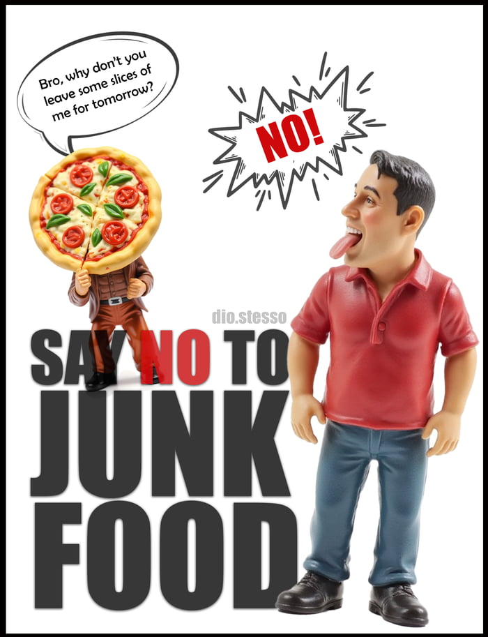 NO TO JUNK FOOD - 9GAG