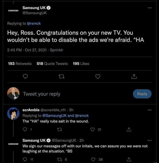 Thanks for the follow up.^FU - 9GAG