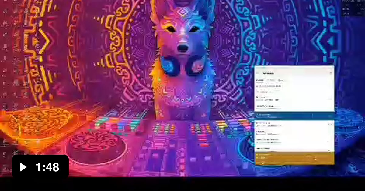Audio responsive wallpaper on Wallpaper engine called Music Master. The ...