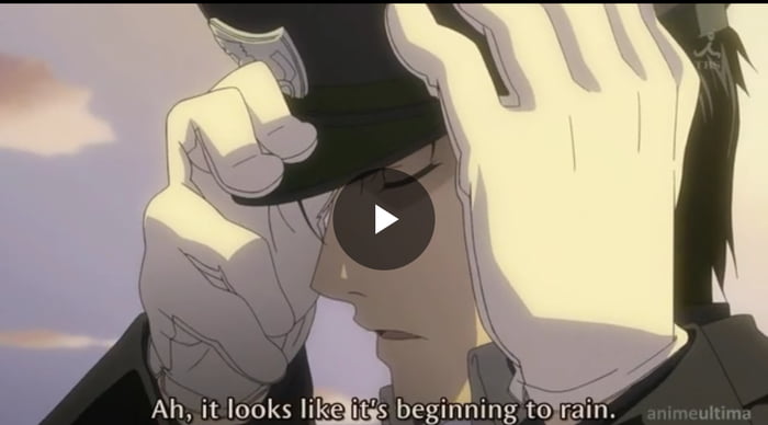 Saw this episode for the first time (and it started raining here as ...