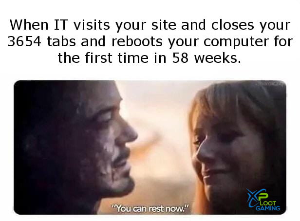Seriously, do you people ever reboot? lol - 9GAG