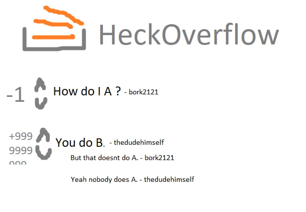Stackoverflow in a nutshell - 9GAG