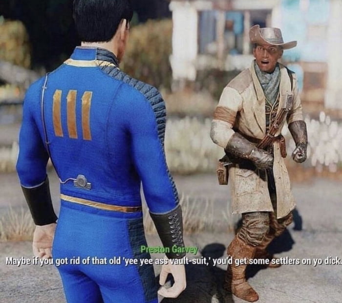 Yee yee ass vault-suit - 9GAG