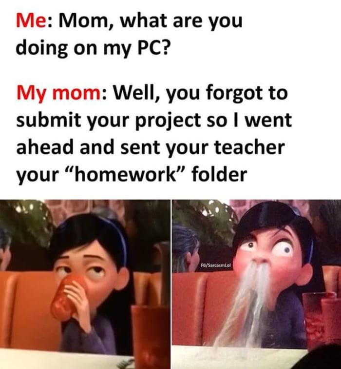 The homework folder - 9GAG