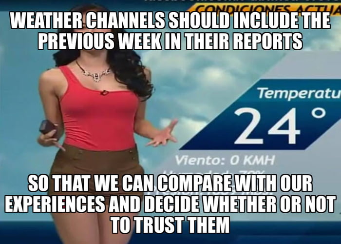 Hot weather reporter - 9GAG