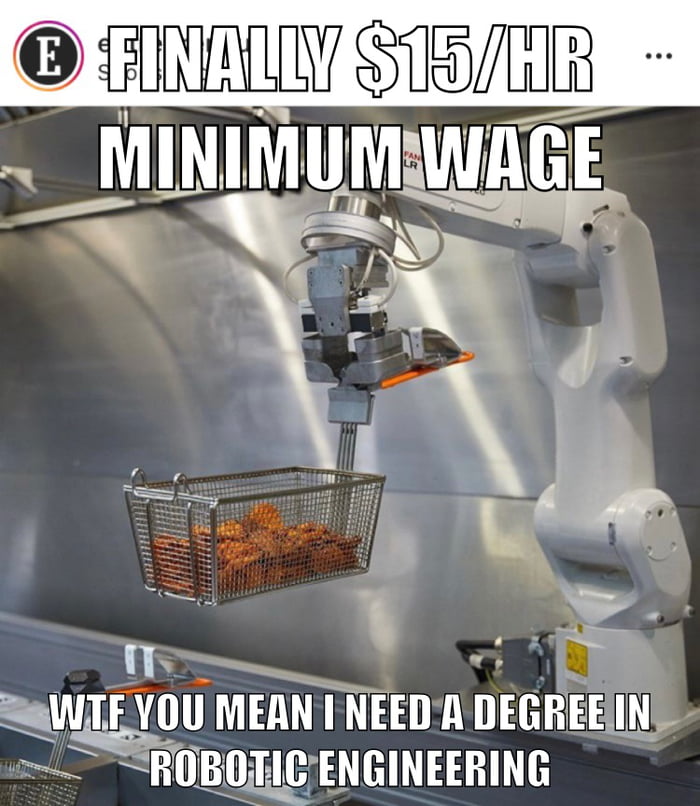 New requirements for minimum wage jobs - 9GAG
