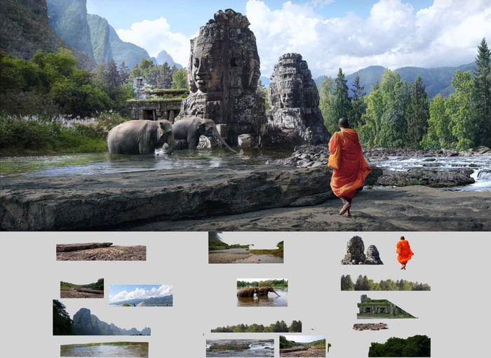 After learning photoshop for a while I made this photo manipulation ...