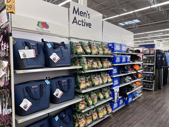 Active Mens section at Walmart - 9GAG