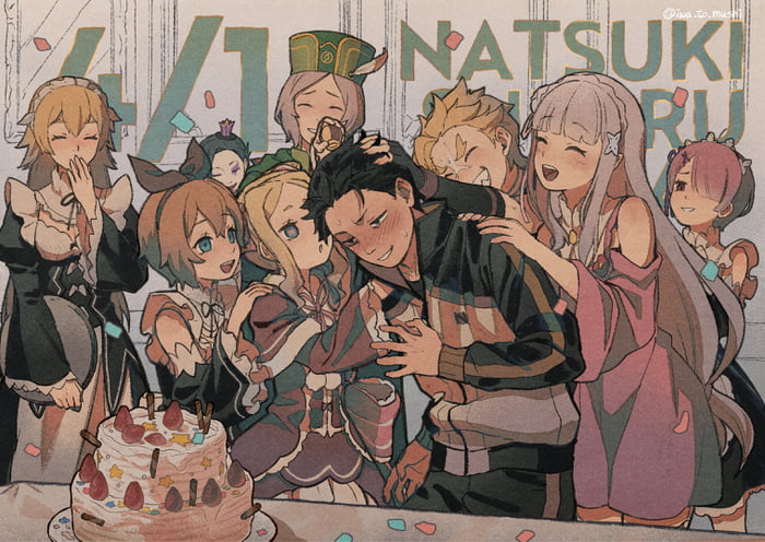 Subaru's birthday party (By @iwa_to_mushi) - - 9GAG