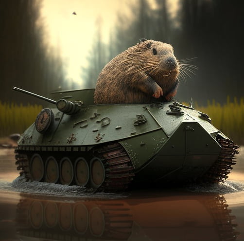 Ukraine's beavers to the rescue! - 9GAG