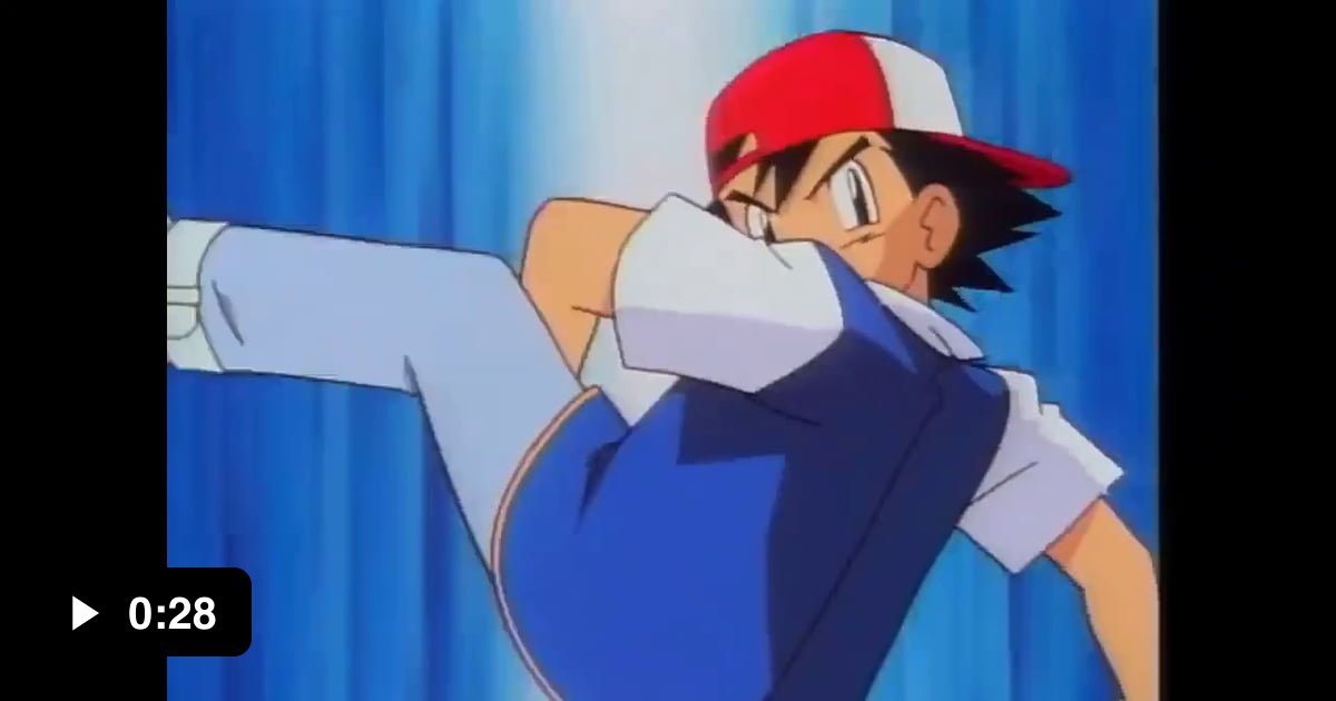Pokemon episode 1. This was a good transition. I was just too young to ...