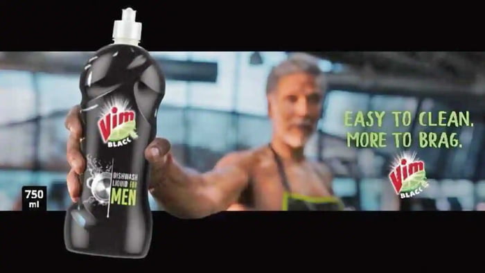 A company named "Vim" which manufactures dishwashing liquid introduced ...