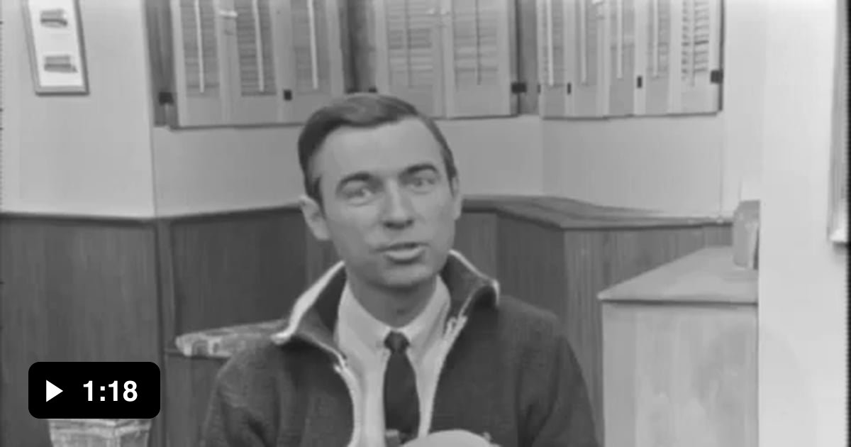 Mr. Rogers would be canceled today. "Everybody's Fancy" (1968-1991) - 9GAG