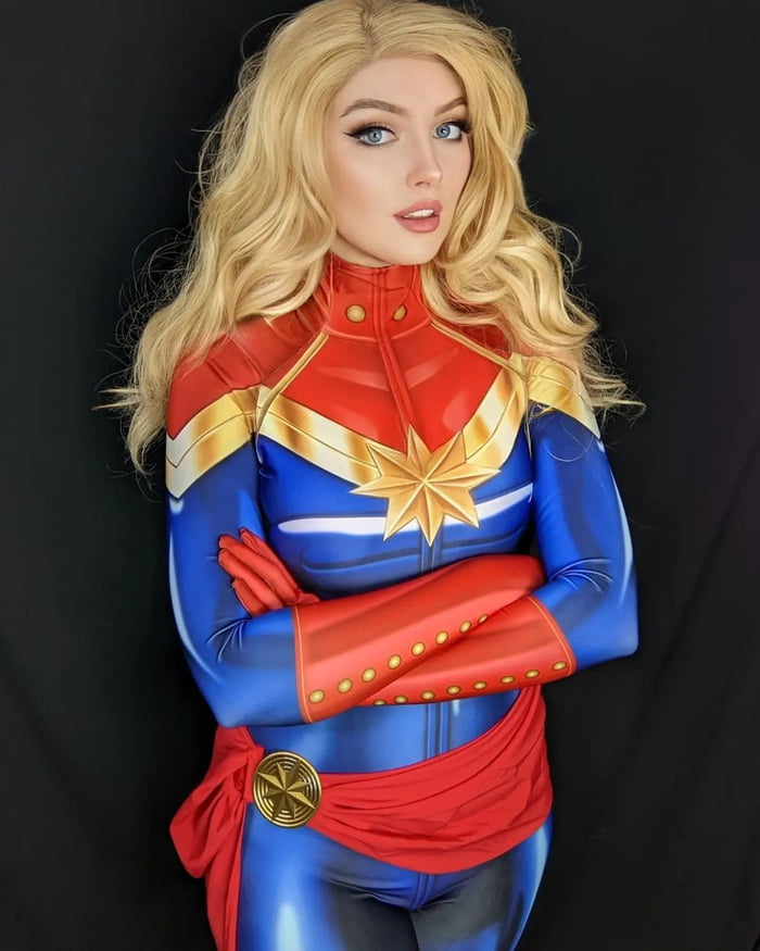 Kate Gray as Captain Marvel - 9GAG