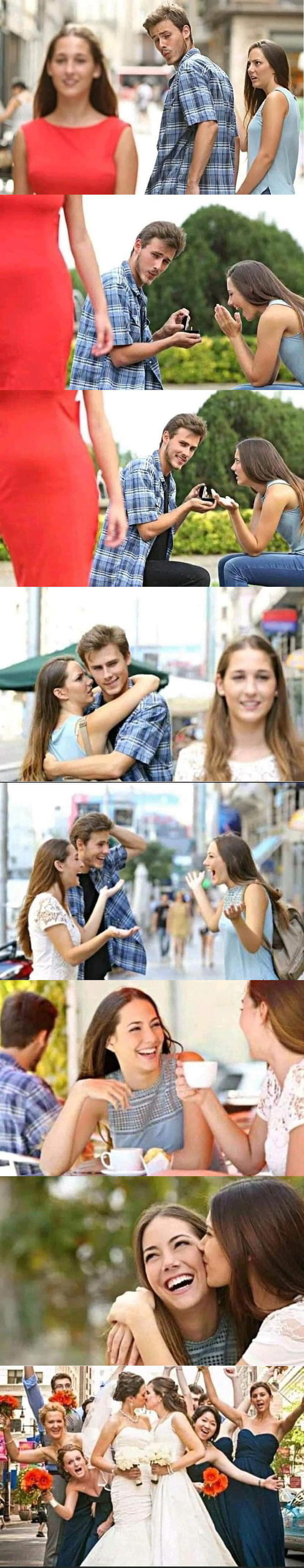 The Complete Saga of Distracted Boyfriend - 9GAG