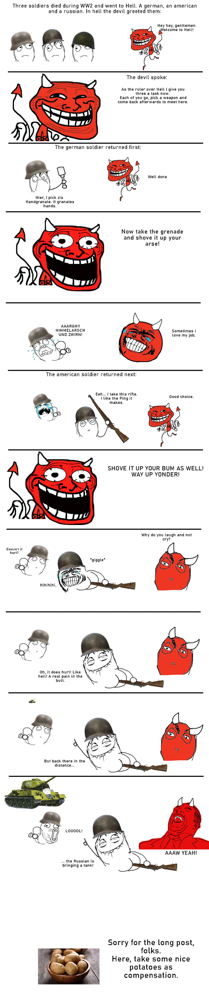 Rage comic from hell - 9GAG