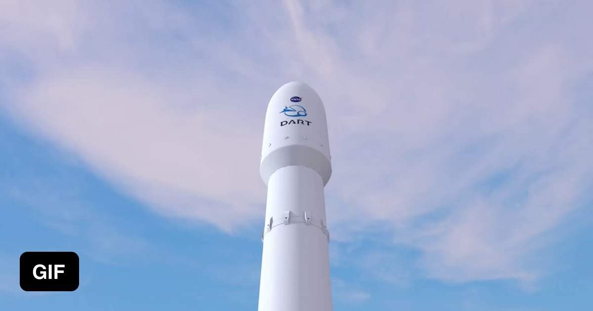 DART Mission animated video from launch to impact - 9GAG