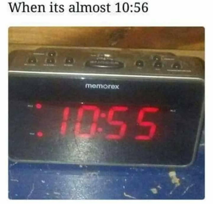 I think it’s because the number 56 comes after 55. - 9GAG