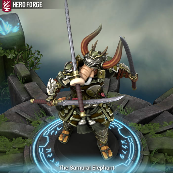 The Samurai Elephant the King of Shoguns - 9GAG