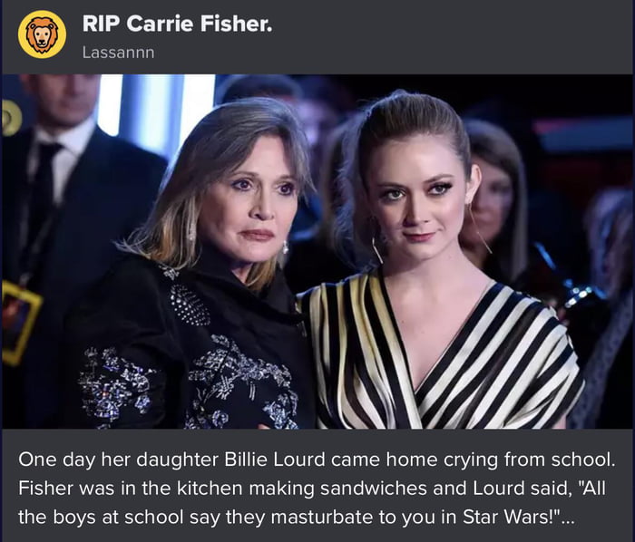 RIP Carrie Fisher - 9GAG