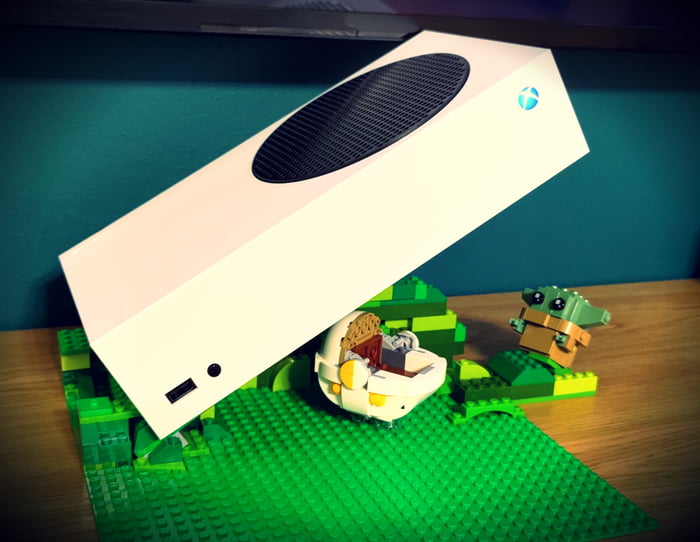 My LEGO console stand - 9GAG