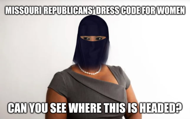 Missouri GOP-proposed dress code for female state lawmakers - 9GAG