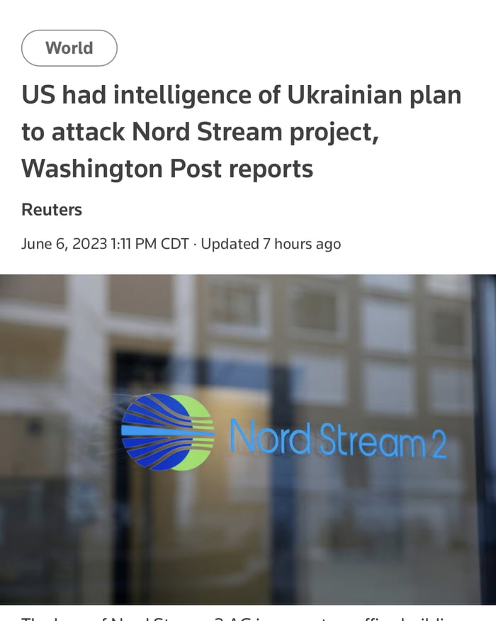 So we now ignore the fact that NATO, a “defensive” organization, is ...