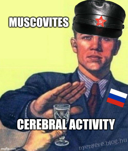 There Is high concentration of Moscow-made Copium up in the air atm. - 9GAG