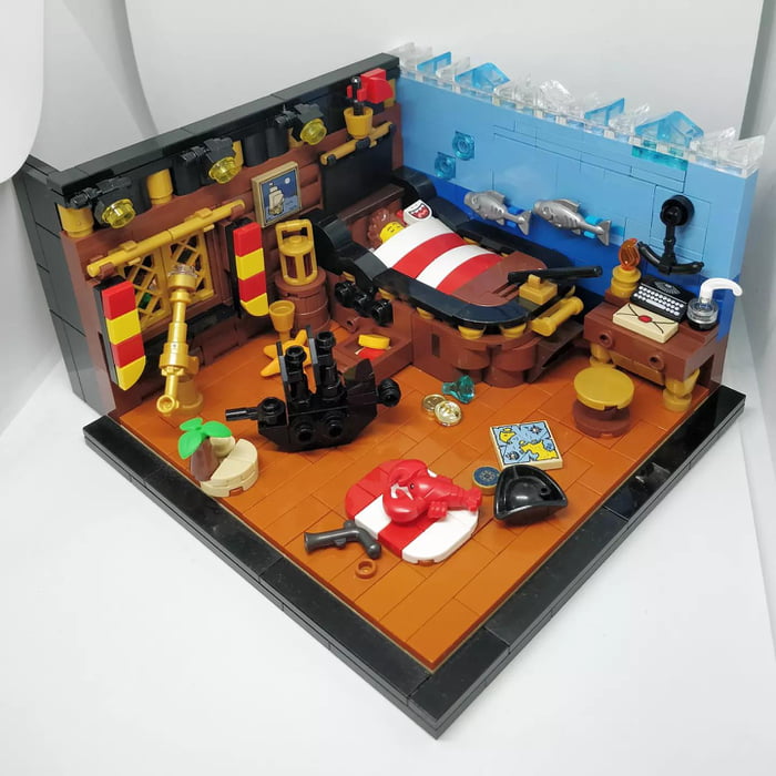 Pirate bedroom MOC - 9GAG