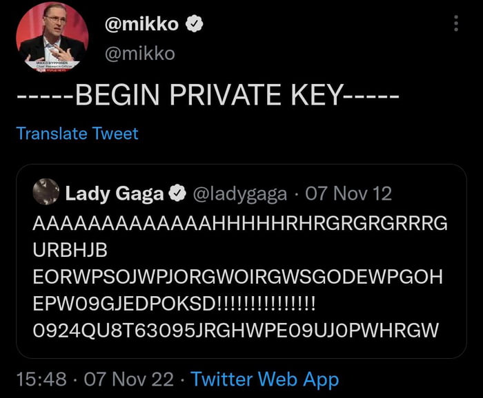 END PRIVATE KEY----- - 9GAG