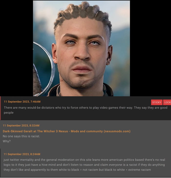 Edited Wyll (white) has back on Nexus as a tutorial after mod is ...