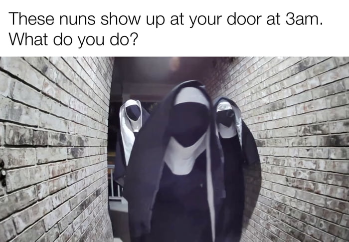 Run. The answer is run - 9GAG