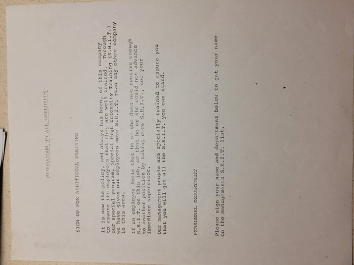 From my collection of pre-internet memes from my father #1: - 9GAG