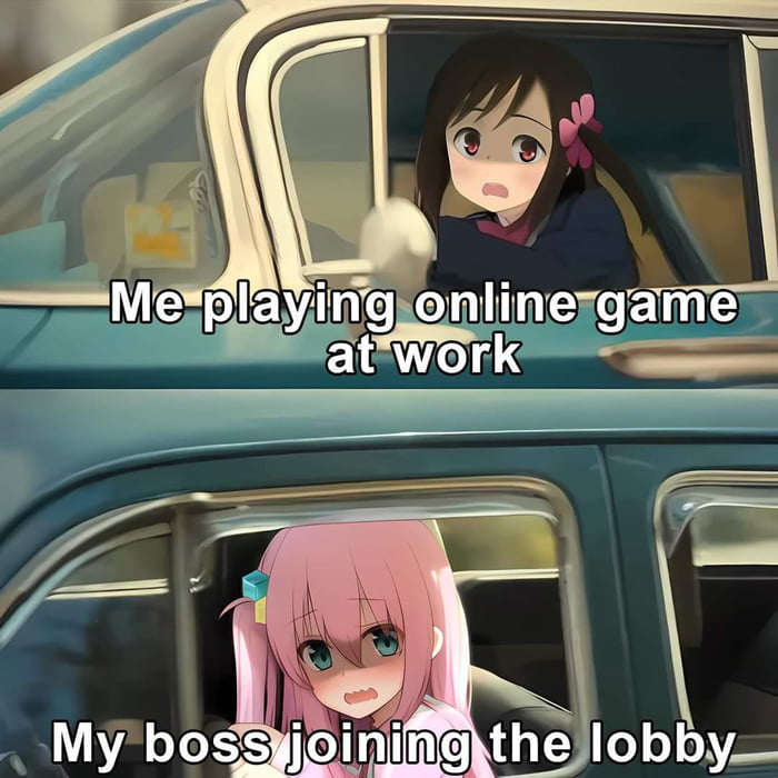 Me playing online game at work - 9GAG
