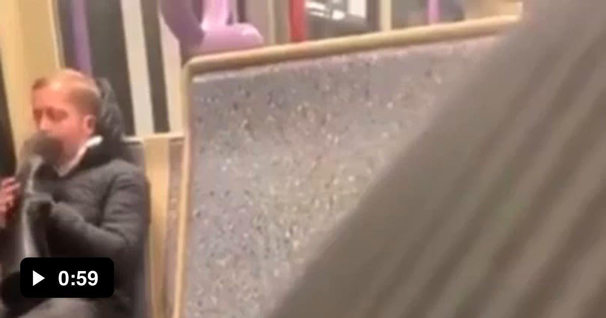 A guy licking a boot on the train - 9GAG
