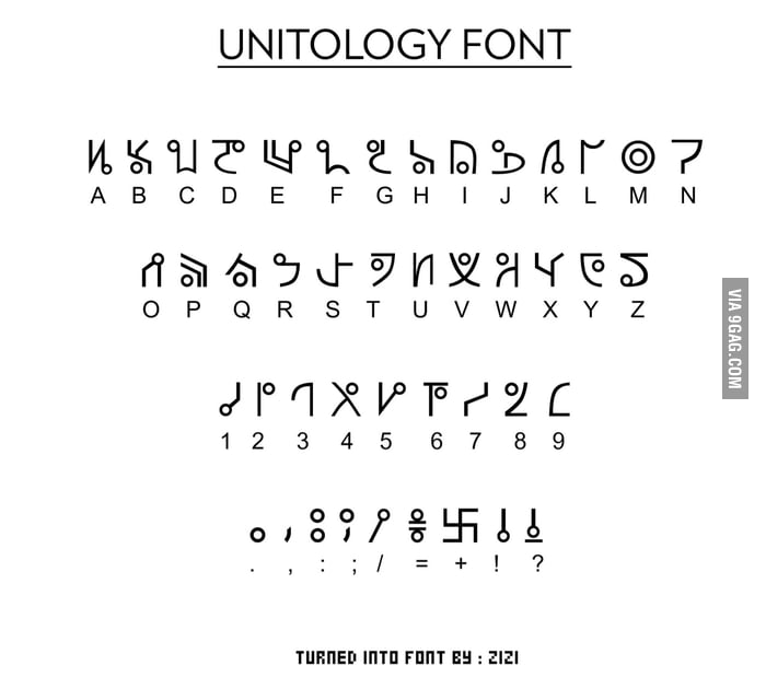 Hey guys I'm gonna start posting cryptic messages in this font. Save ...