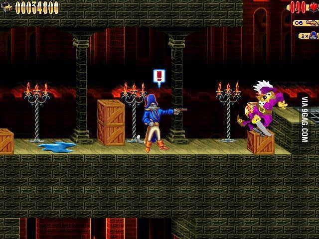 Captain Claw was my very First Game I ever played in PC followed by Minesweeper - 9GAG