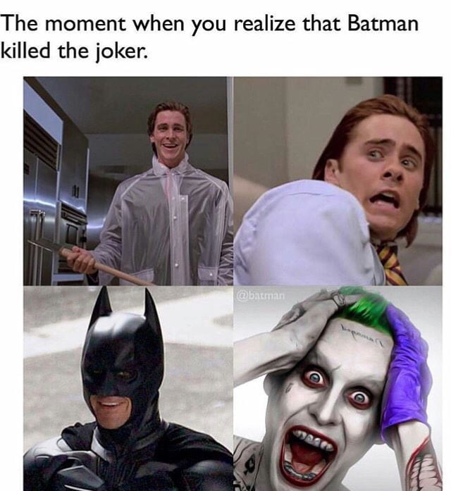 Patrick BATeMAN always sounded suspicious to me! - 9GAG