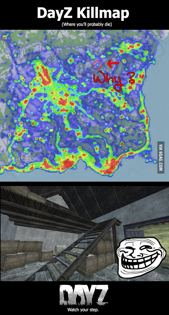 Dayz Killmap... - 9GAG