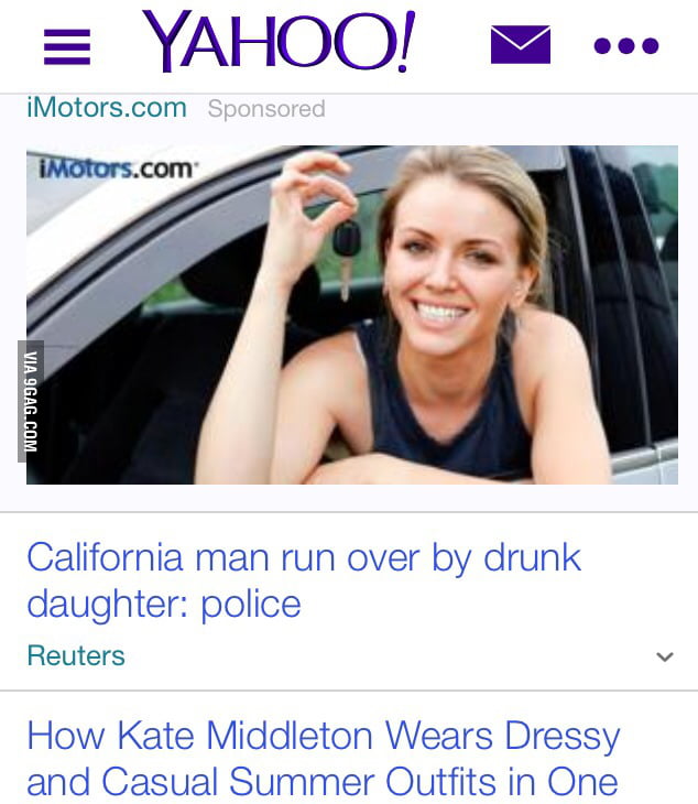 Very bad timing for the ad... - 9GAG