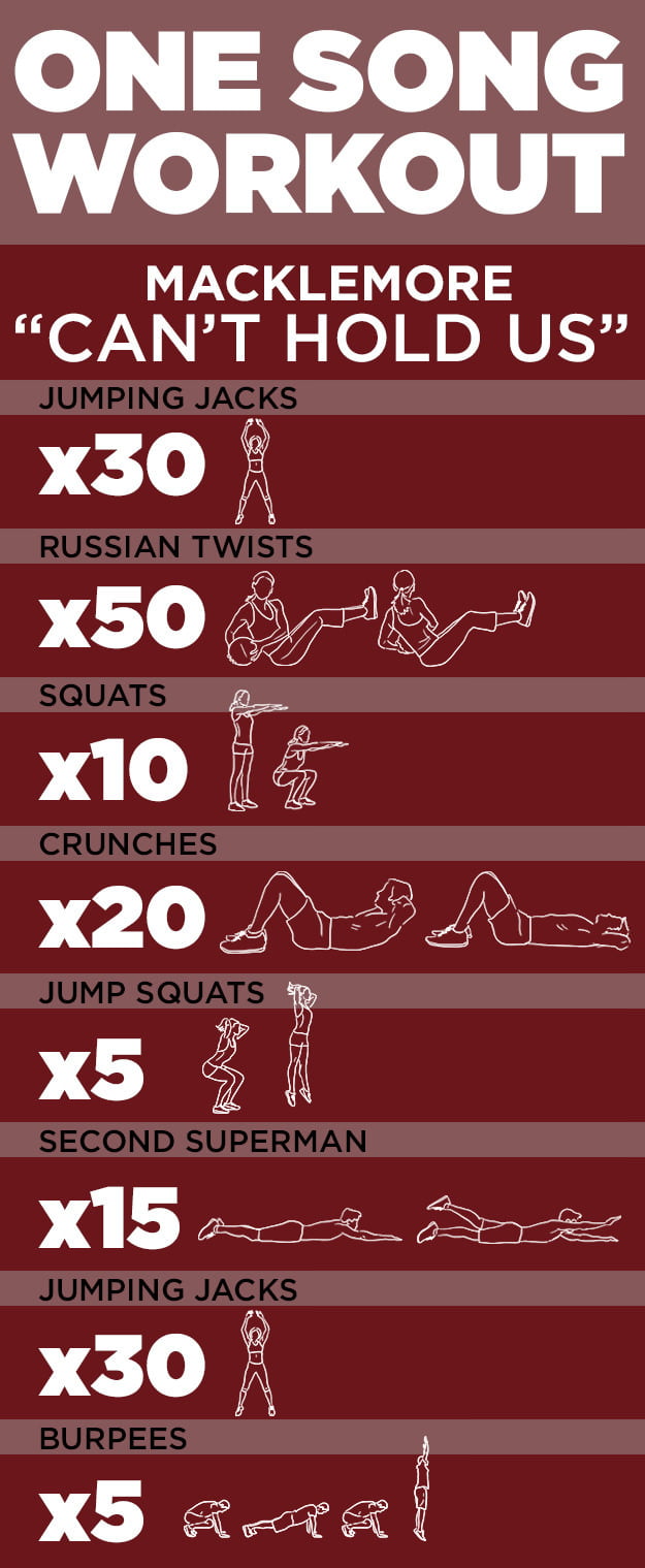 One Song Workout 9GAG