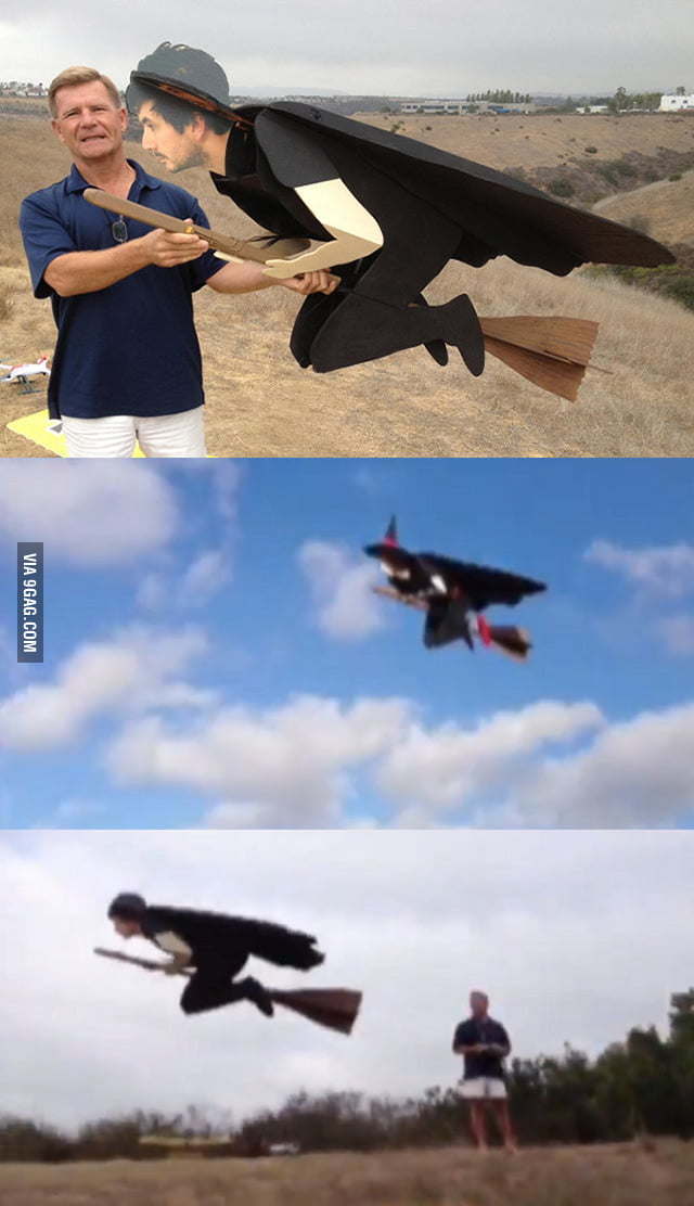 Radio Controlled Flying Witches - 9GAG