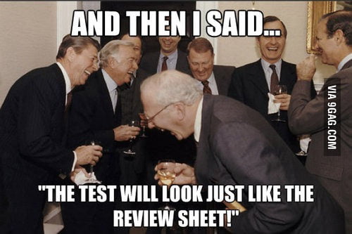 Scumbag professors. - 9GAG