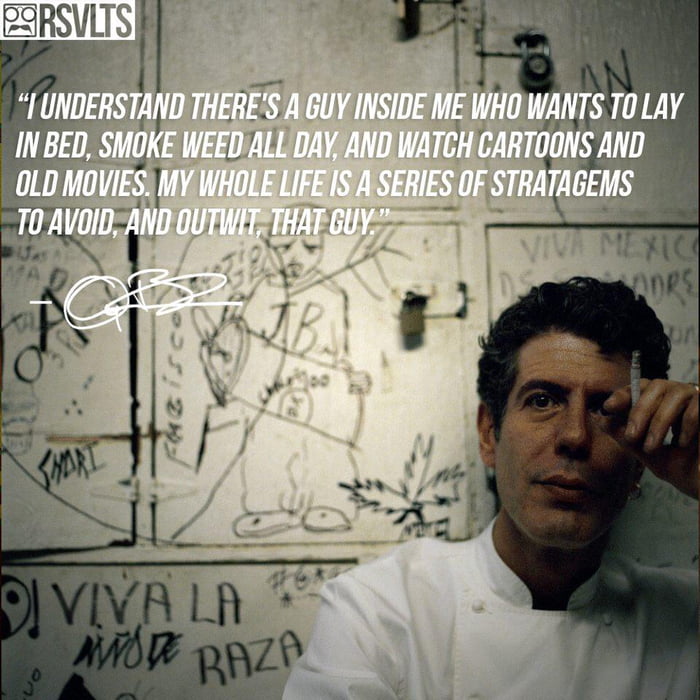 The One And Only Anthony Bourdain - 9GAG