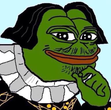 You have been visited by a rare Shakespeare Pepe who appears once every ...
