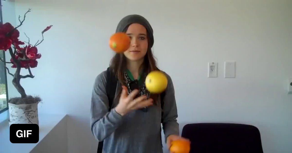 Ellen Page - Juggling - 9GAG