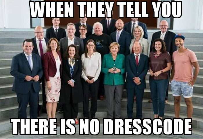 There is allways a dresscode - 9GAG