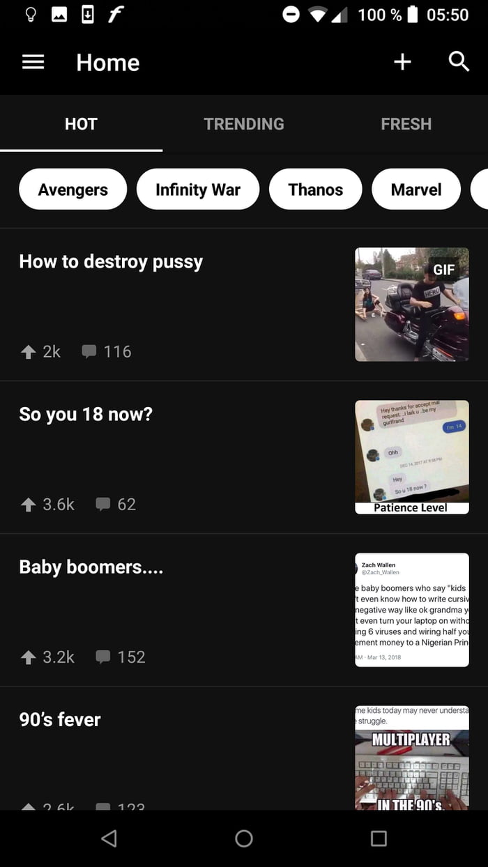 Do you know that ? There is a compact mode in 9Gag - 9GAG