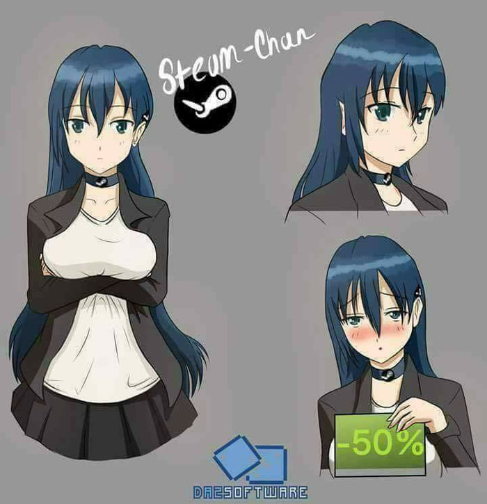 Steam-Chan - 9GAG