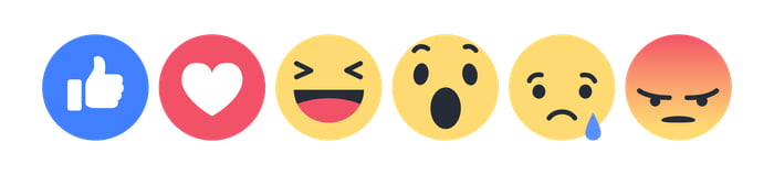 Just realised that FB reactions are the stages in a relationship - 9GAG